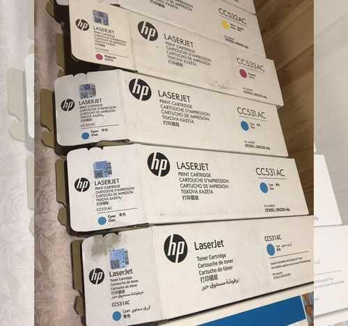 Коробки от картриджей HP оригинал