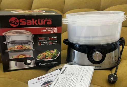 Пароварка sakura food steamer sa-7215