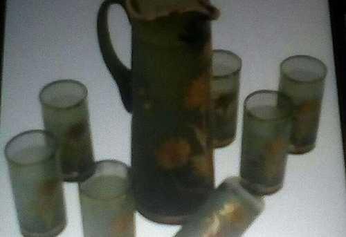 Bohemia glass набор для напитков СССР