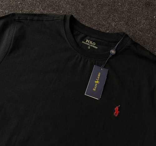 Футболка Polo Ralph Lauren черная люкс