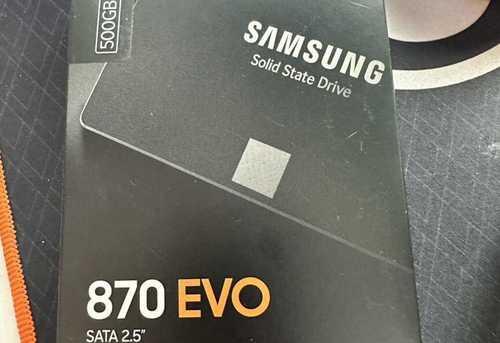 SSD Samsung 870 EVO 500gb SATA новый