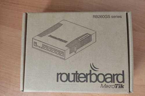 Коммутатор Mikrotik routerboard rb260gs
