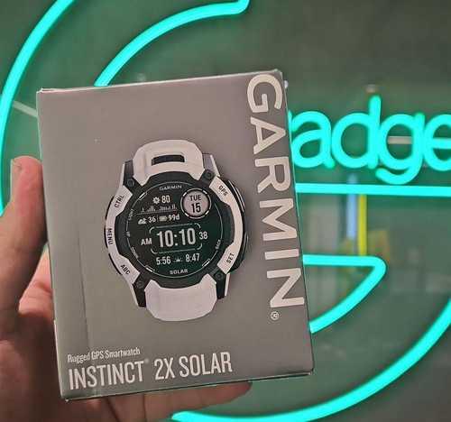 Garmin Instinct 2X Solar 50 mm Whitestone