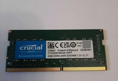 Sodim 4Gb DDR4-2400 Crucial