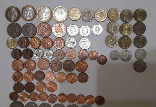 Монеты Юбилейные 10руб, и иностранные