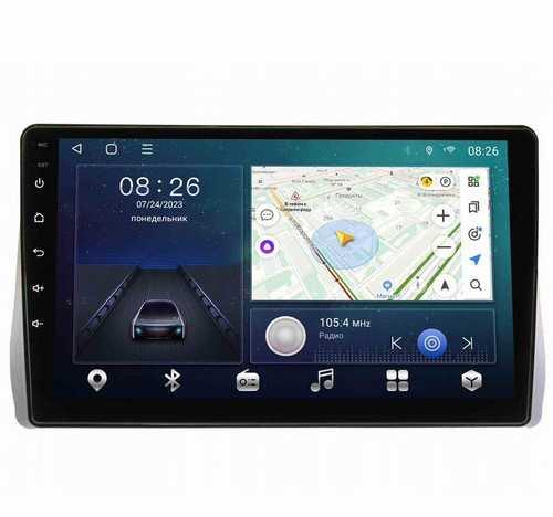 Магнитола Toyota Wish 09  Android 4 64 TS18A 10"