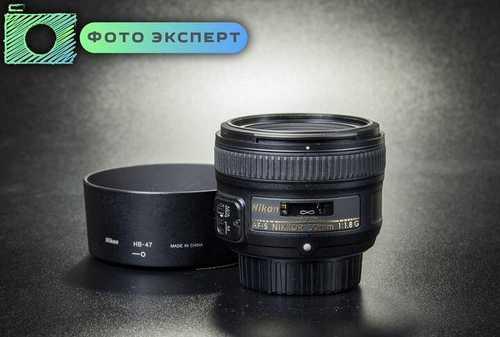 Объектив Nikon AF-S 50mm f1.8 G (id6490)