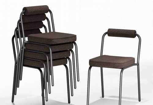 Обеденный штабелируемый стул мягкий дизайн Лофт