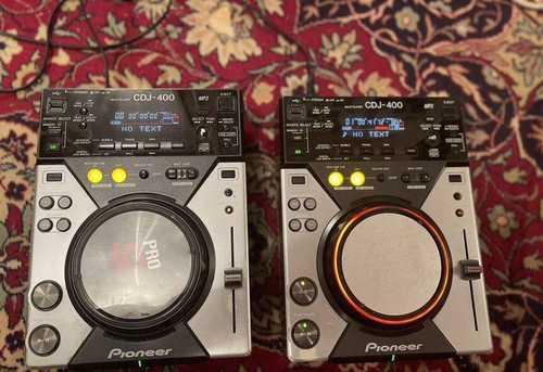 Дэки Pioneer CDJ400 x 2 шт