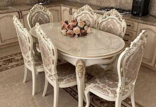 Стол «Роза» / кухонный стол / столы и стулья