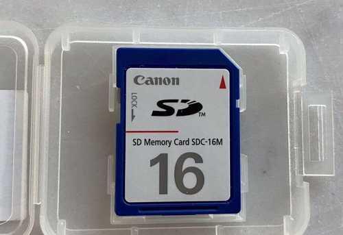 Карты памяти canon 16мб, micro sd 2гб