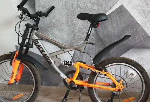 Велосипед подростковый black aqua 20"