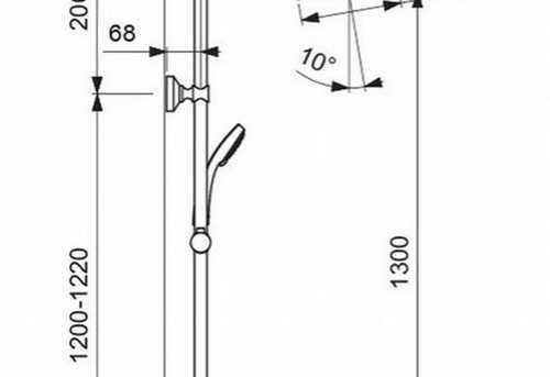 Душевая система vidima balance BA270AA