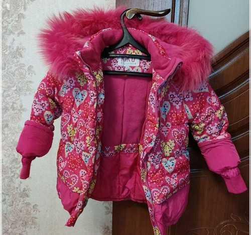 Куртка зимняя для девочки 110
