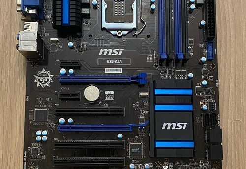 Материнская плата MSI B85-G43