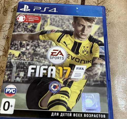 Fifa 17 ps4 диск