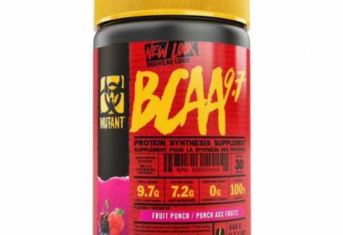 Аминокислоты Mutant bcaa 9.7, 348 г, фруктовый пун