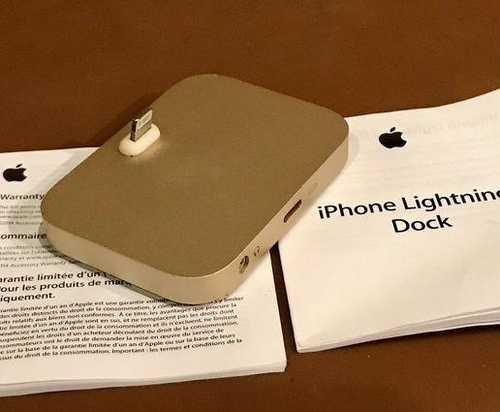 Док-станция Apple iPhone Lightning Dock Gold