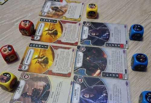 Карты и кубики Star Wars Destiny