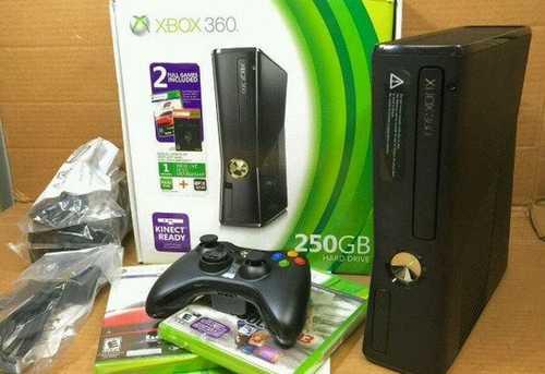 Freeboot slim Xbox360+200игр+год гарантии