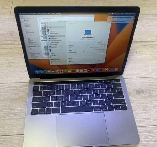 Apple macbook pro 13 2017 touchbar   4 thunderbolt