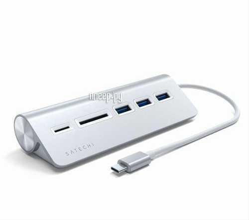 Хаб USB Satechi Aluminum Type-C - USB 3.0 Hub