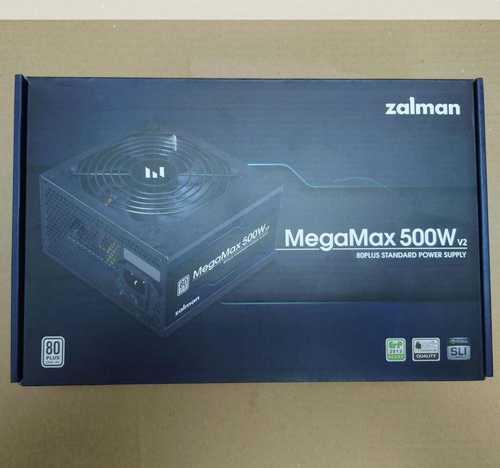 Блок питания Zalman MegaMax 500w 80 standart,новый