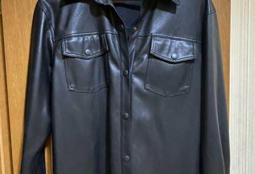 Рубашка-куртка кожаная (44-46) S M L