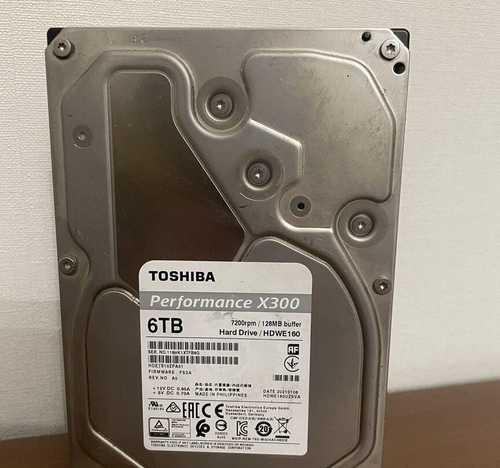 HDD Toshiba 6 tb