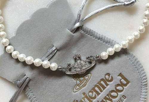 Ожерелье Vivienne Westwood под серебро