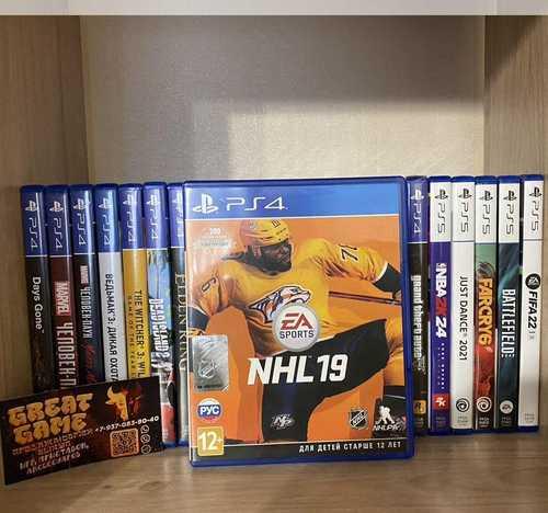 Игры PS4: NHL 19