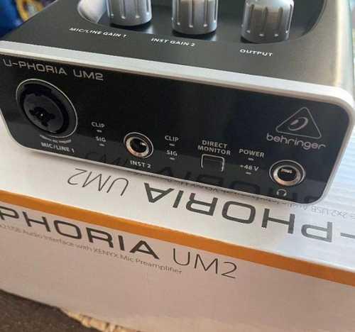 Звуковая карта behringer u phoria um2