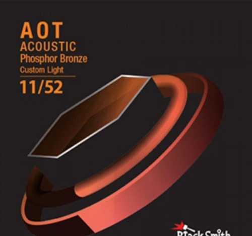 Струны для акустической гитары BlackSmith AOT Acoustic Phosphor Bronze Custom Light 11/52