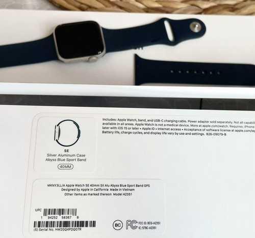 Часы Apple Watch SE 40mm