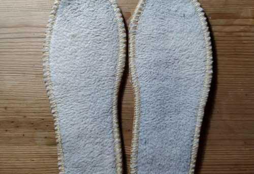 Стельки для обуви детские шерстяные 19 см