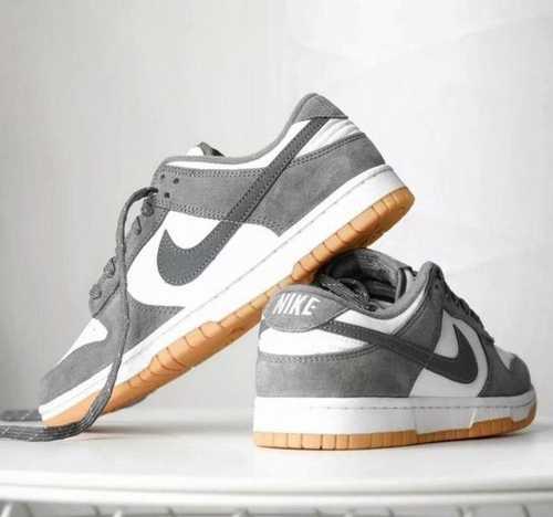 Кроссовки Nike Dunk Low Grey Gum (люкс 40-45)