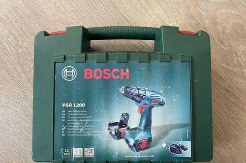 Швруповерт Bosch PSR1200 + кейс