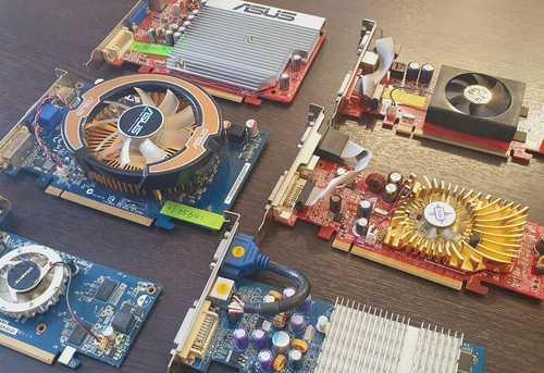 Видеокарты AGP ретро и PCI-E для пк