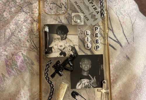Чехол из эпоксидной смолы с LIL peep на iPhone 11
