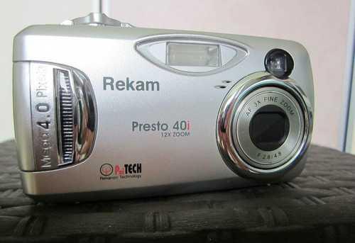 Фотоаппарат цифровой Rekam Presto 40i;Отл-е сост-е