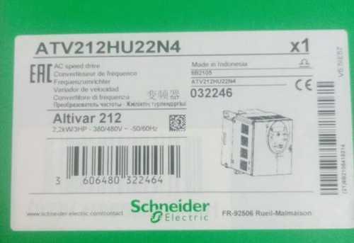 Частотник Schneider Electric ATV212HU22N4