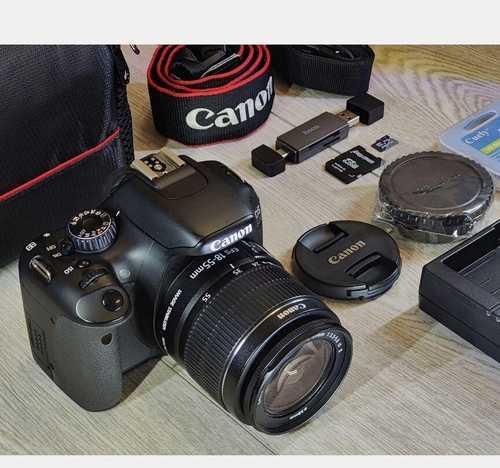 Canon 550d kit (пробег 6196 кадров)