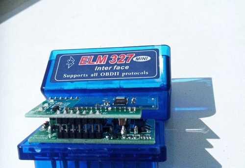 ELM327 V 1.5 синяя чип PIC18F25K80 Две платы