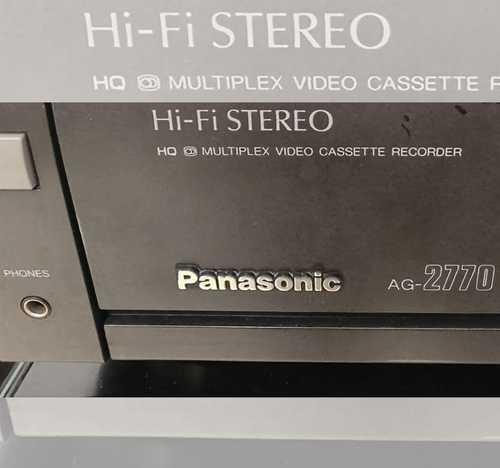 Видеомагнитофон Panasonic AG2770 Hi Fi Stereo