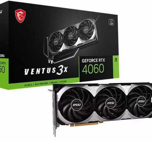 Видеокарта MSI GeForce RTX 4060 ventus 3X