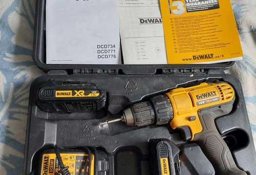 Шуруповерт dewalt dcd 771-ks