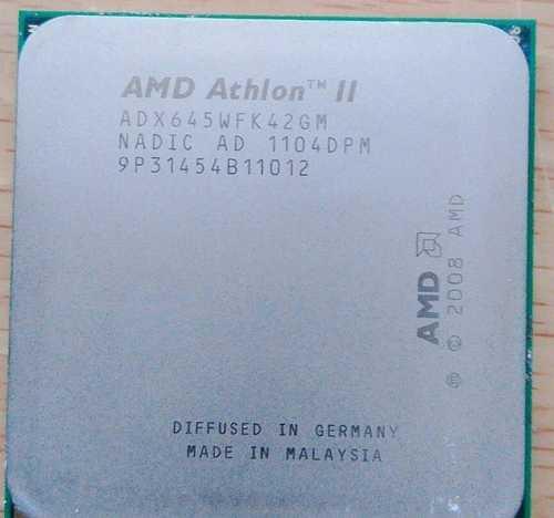 Процессор amd athlon