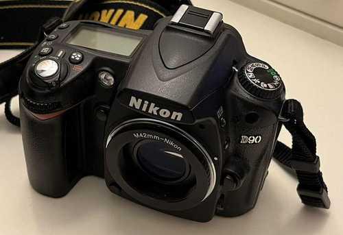 Зеркальный фотоаппарат Nikon d90 Дефект