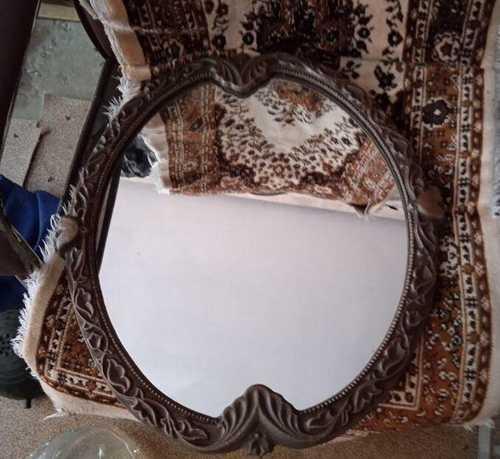 Зеркало в бронзе под старину