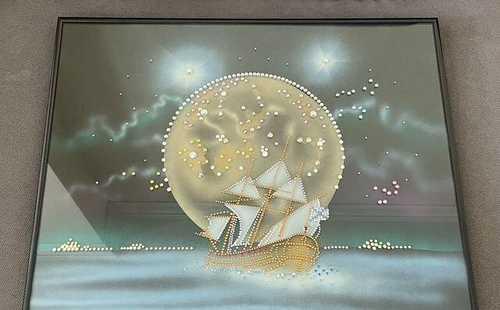 Картина Swarovski Морской пейзаж Фэнтези